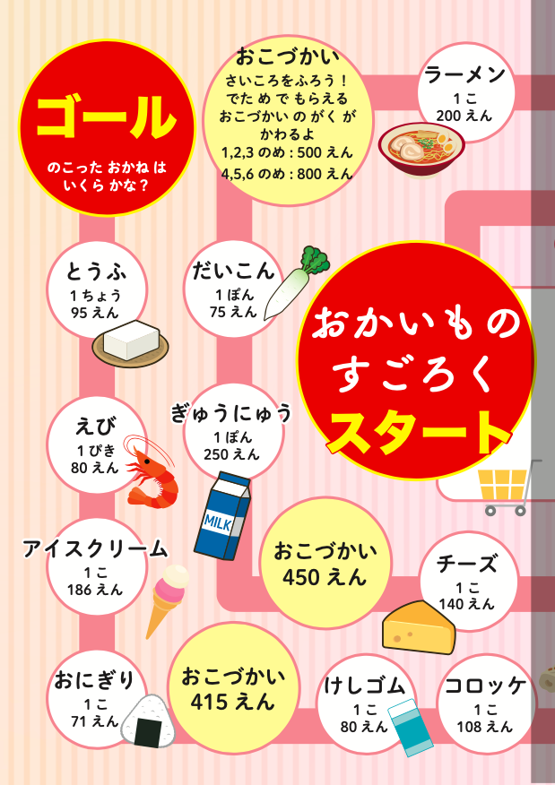 すごろくプリント（幼児〜小学生低学年）｜無料ダウンロード印刷